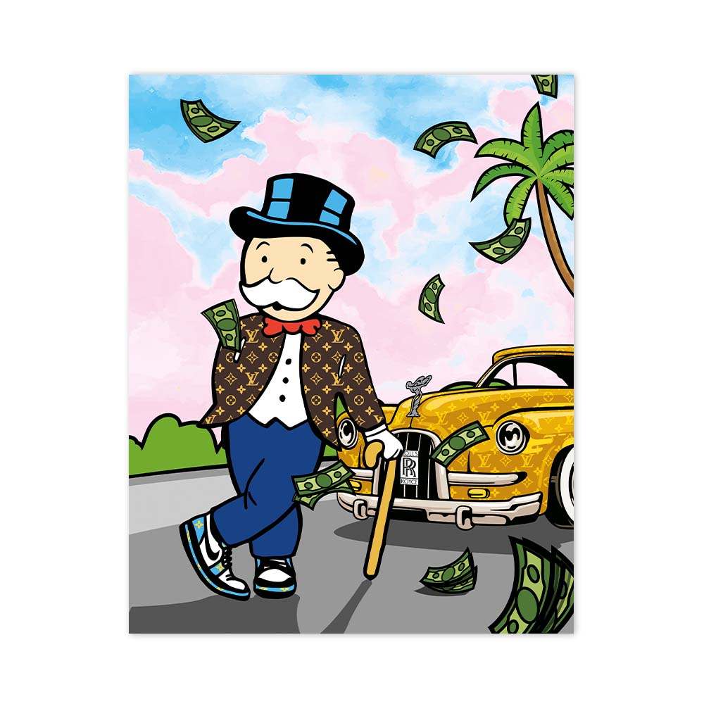 Opera d'arte moderna - Quadro Monopoly – Declea